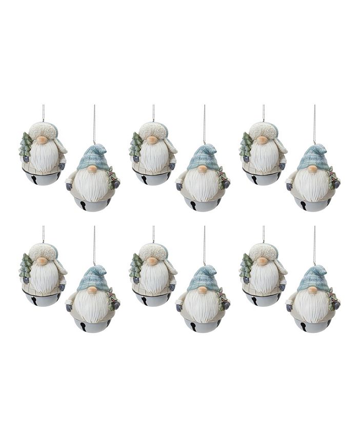 Slickblue Gnome Sleigh Bell Ornament (Set of 12) - Macy's