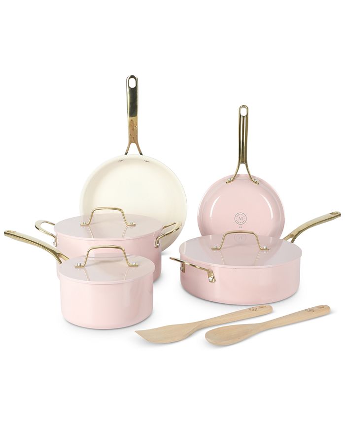 Martha Stewart Collection Premium Ceramic Nonstick Aluminum 10-Pc ...