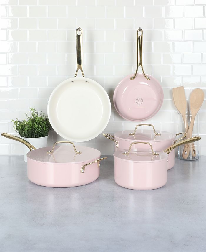 Martha Stewart Collection Premium Ceramic Nonstick Aluminum 10-Pc ...