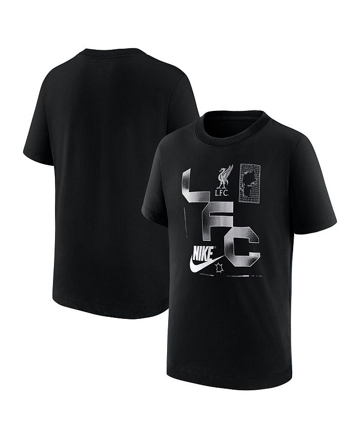 Nike Big Boys and Girls Black Liverpool Futura T-Shirt - Macy's