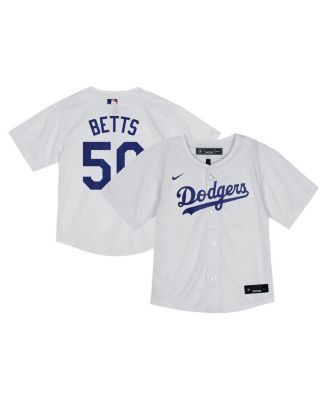 Nike Baby Mookie Betts White Los Angeles Dodgers Game Jersey - Macy's