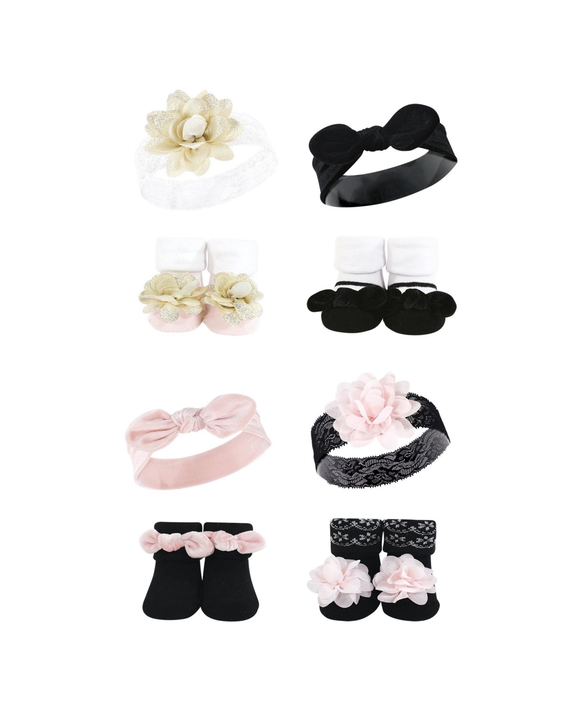 Click here for Hudson Baby Baby Girls Hudson 8Pc Headband and Soc... prices