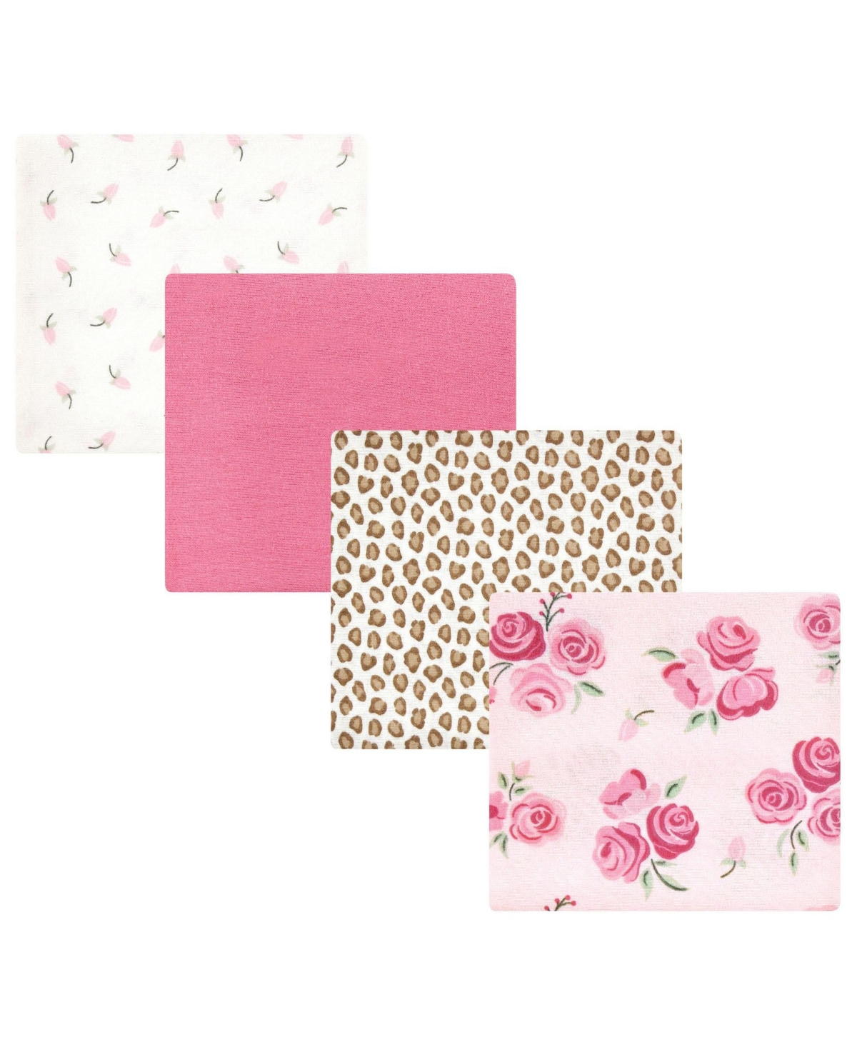 Click here for Hudson Baby Girls 4Pk Flannel Receiving Blanket (C... prices