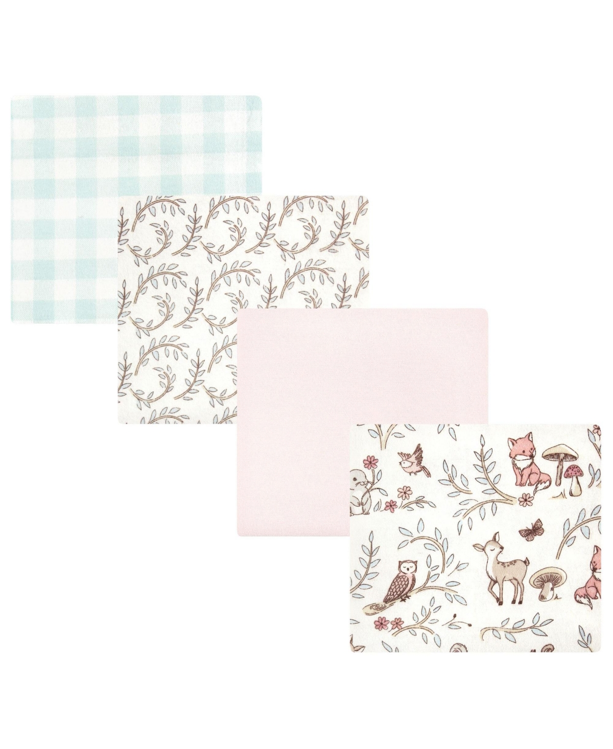 Click here for Hudson Baby Girls 4Pk Flannel Receiving Blanket (C... prices