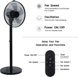 Streamdale Furniture Simple Deluxe 14.5 Adjustable 12 Levels Speed ...