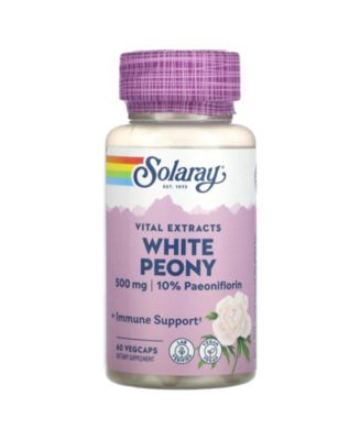 Solaray Vital Extracts White Peony 500 mg - 60 Vegcaps - Macy's