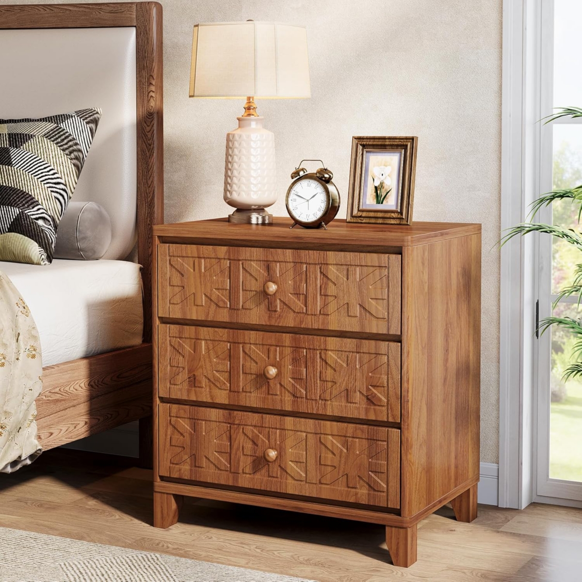 Click here for Tribesigns 3-Drawer Nightstand Set of 2  Luxury Be... prices