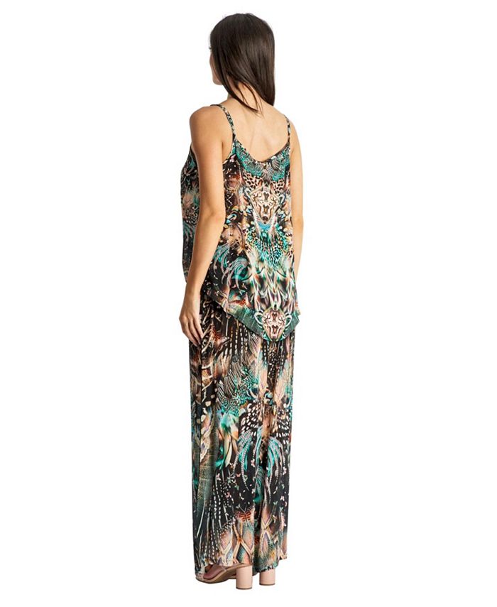 La Moda Clothing Women's 2 Piece Printed Pants Set - Macy's