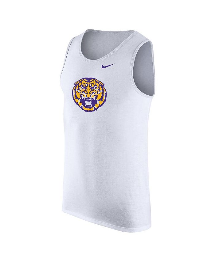 Nike Men's White LSU Tigers Tank Top - Macy's