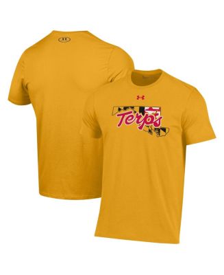 Under Armour Men’s Gold Maryland Terrapins Terps Pride Script T-Shirt ...