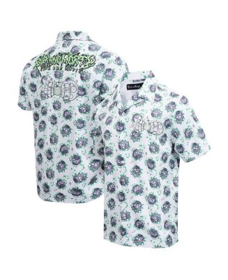 Freeze Max Men's White Rick and Morty 90's Rave Rickvival Showing Brain ...
