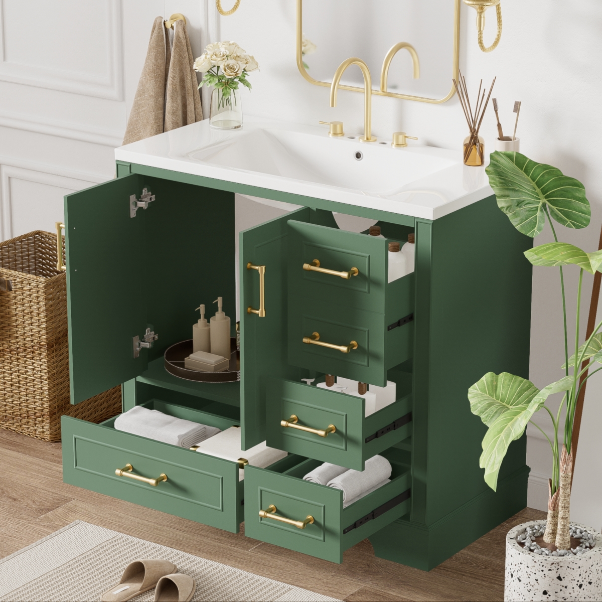 Click here for Streamdale 36" Traditional Bathroom Vanity wi... prices