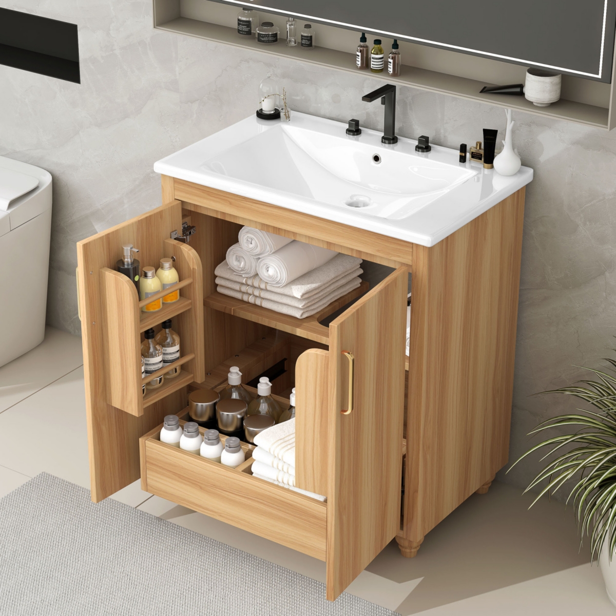 Click here for Streamdale 30" Bathroom Vanity with Sink  Cab... prices