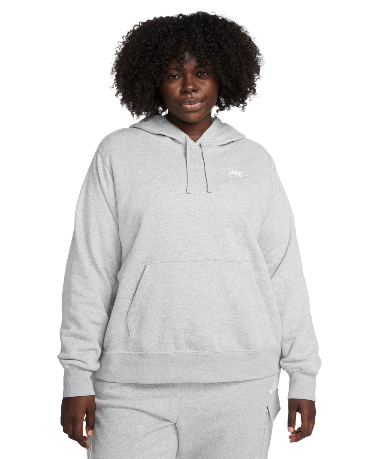 Click here for Nike Plus Size Active Sportswear Club Hooded Fleec... prices