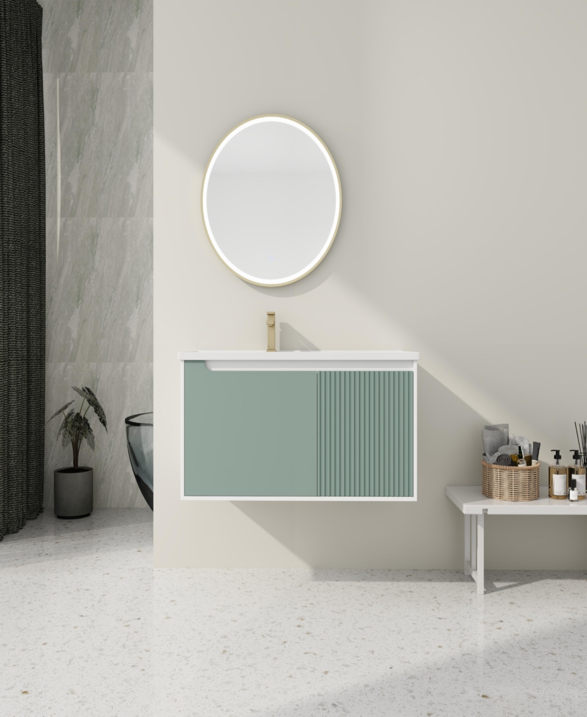 Click here for Simplie Fun Wall-Mounted Vanity with Ceramic Sink... prices