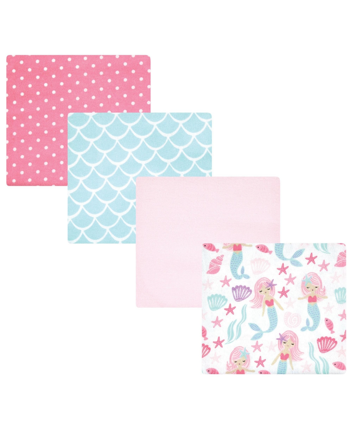 Click here for Hudson Baby Girls 4Pk Flannel Receiving Blanket (C... prices