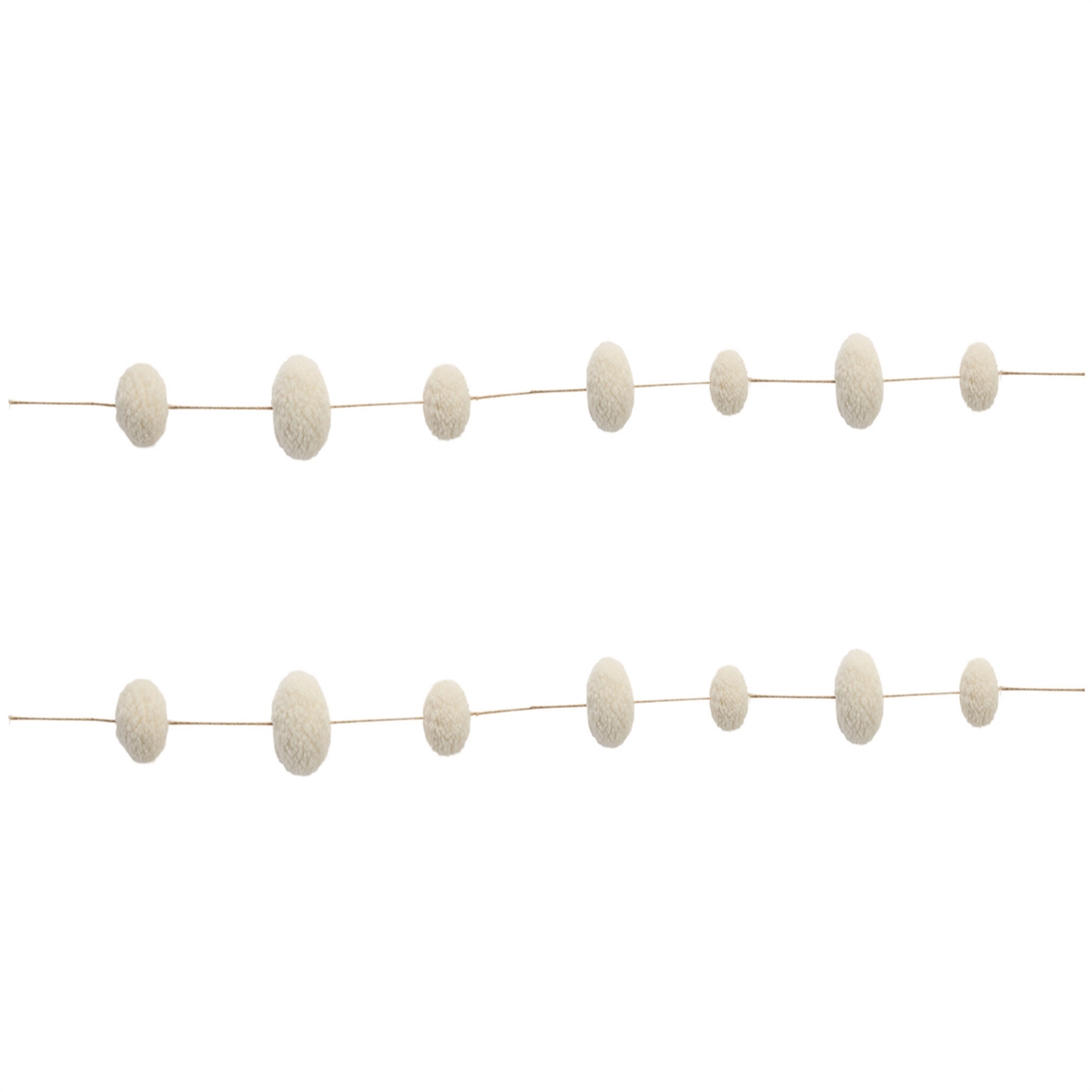 Click here for Slickblue Pom Pom Garland (Set of 2) 6L Polyester... prices