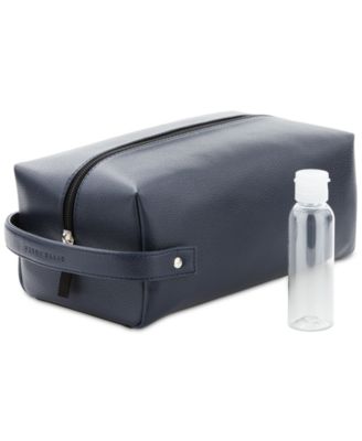 Perry Ellis Portfolio Men's Faux-Leather Travel Kit - Macy's