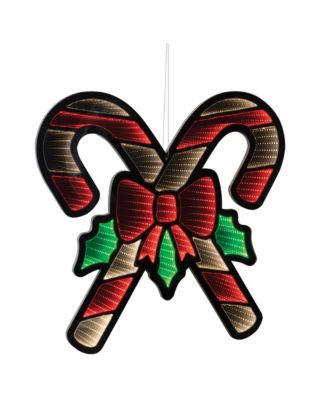 Slickblue Infinity Double Candy Cane Decoration – Unique Holiday Accent ...