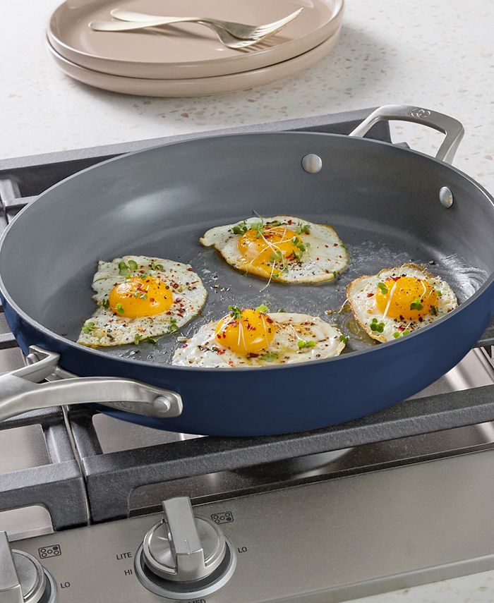 Calphalon Premier Ceramic Nonstick 12" Frying Pan with Lid - Macy's