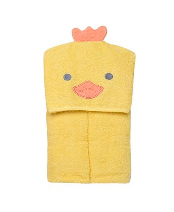 Little Me Baby Boys Or Baby Girls Duck Cotton Hooded Bath Towel - Macy's