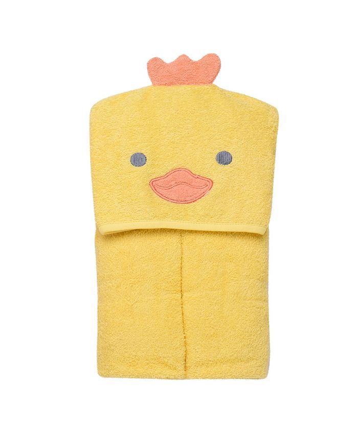Little Me Baby Boys Or Baby Girls Duck Cotton Hooded Bath Towel - Macy's