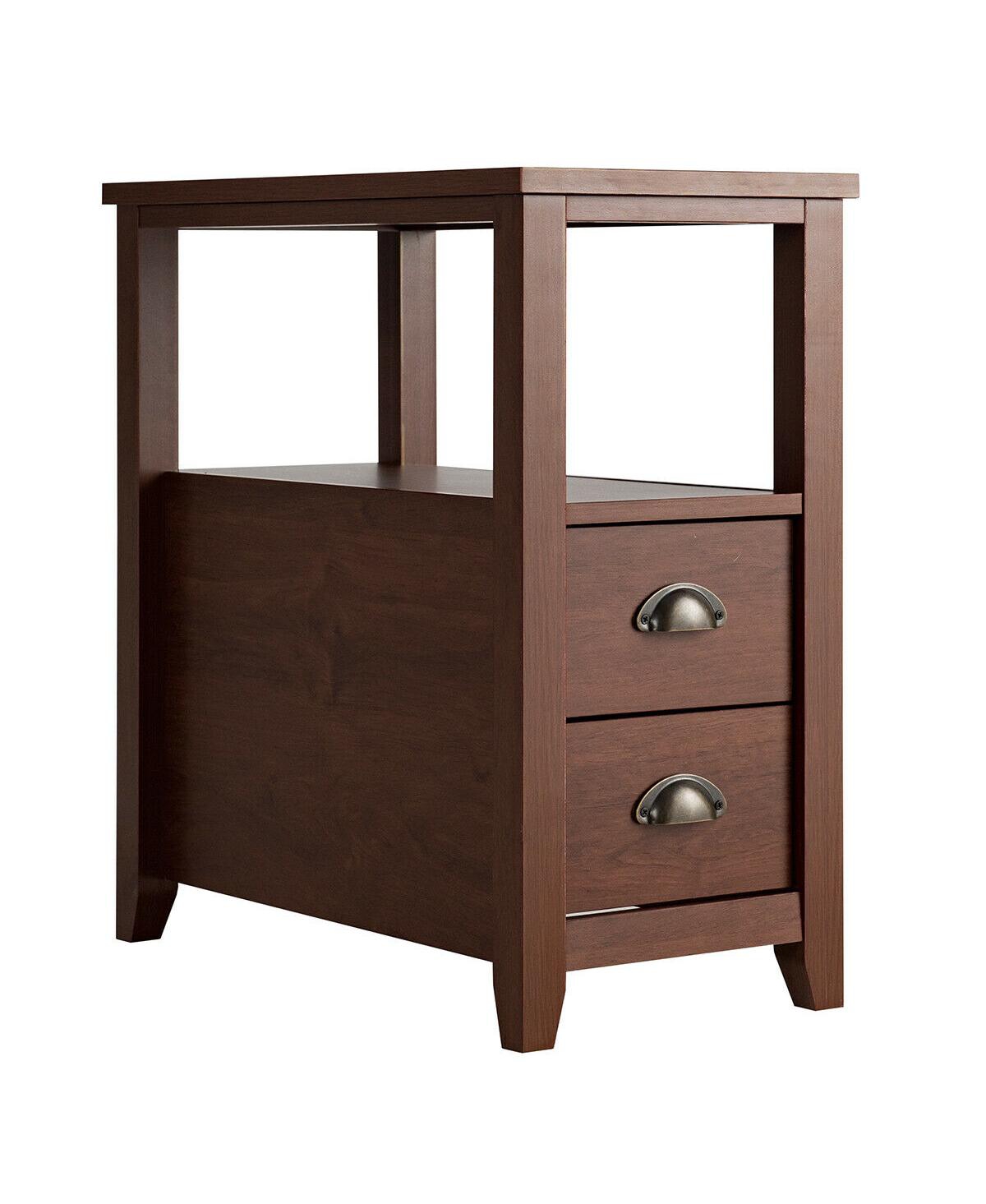 Click here for 23.5 x 12 Inch Rectangular Wooden Nightstand with... prices