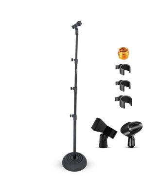 5 Core Mic Stand Floor Height Adjustable 24 to 67 Inch Universal Heavy ...