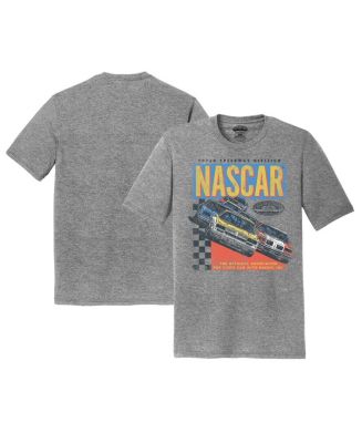 E2 Apparel Men's Gray NASCAR Super Speedway Division Tri-Blend T-Shirt ...