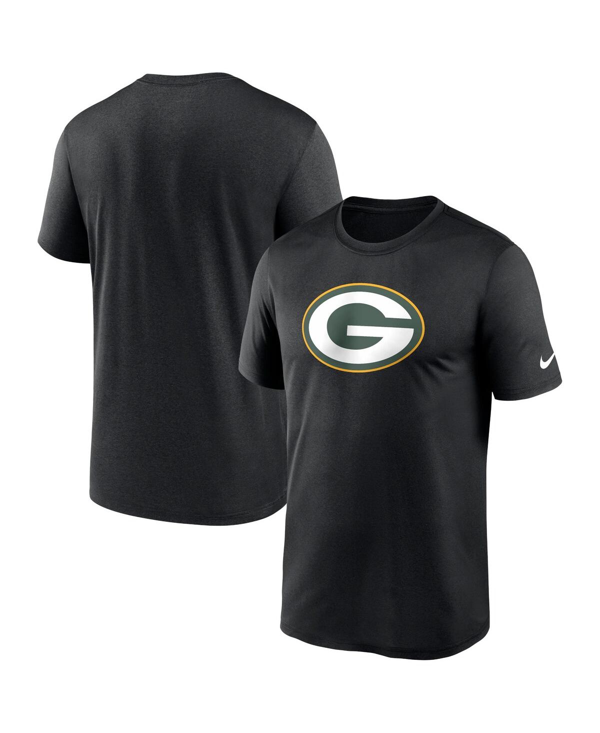Click here for Nike Mens Black Green Bay Packers T-shirt - Black prices