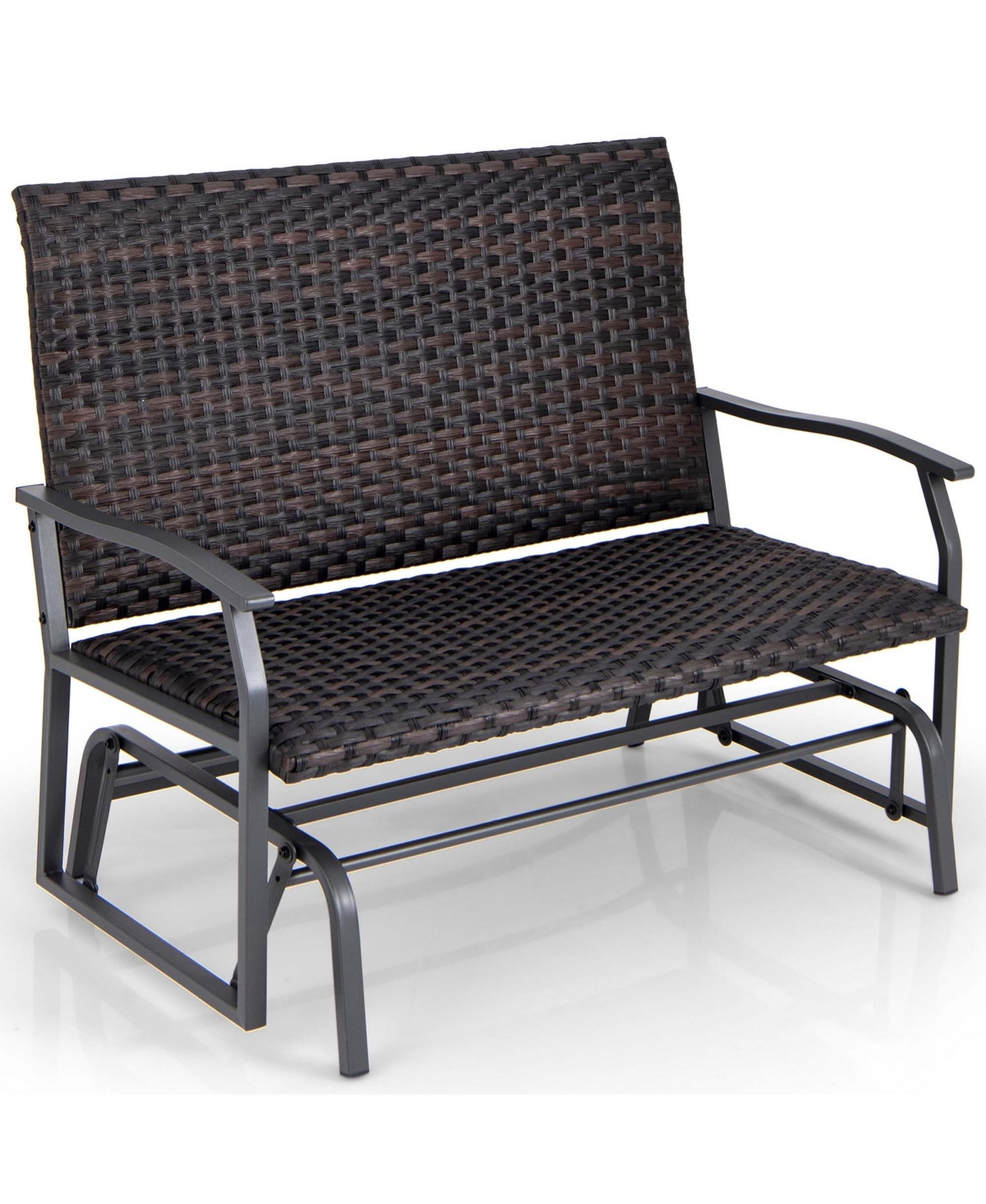 Click here for Costway 2-Person Outdoor Swing Glider Bench with Q... prices