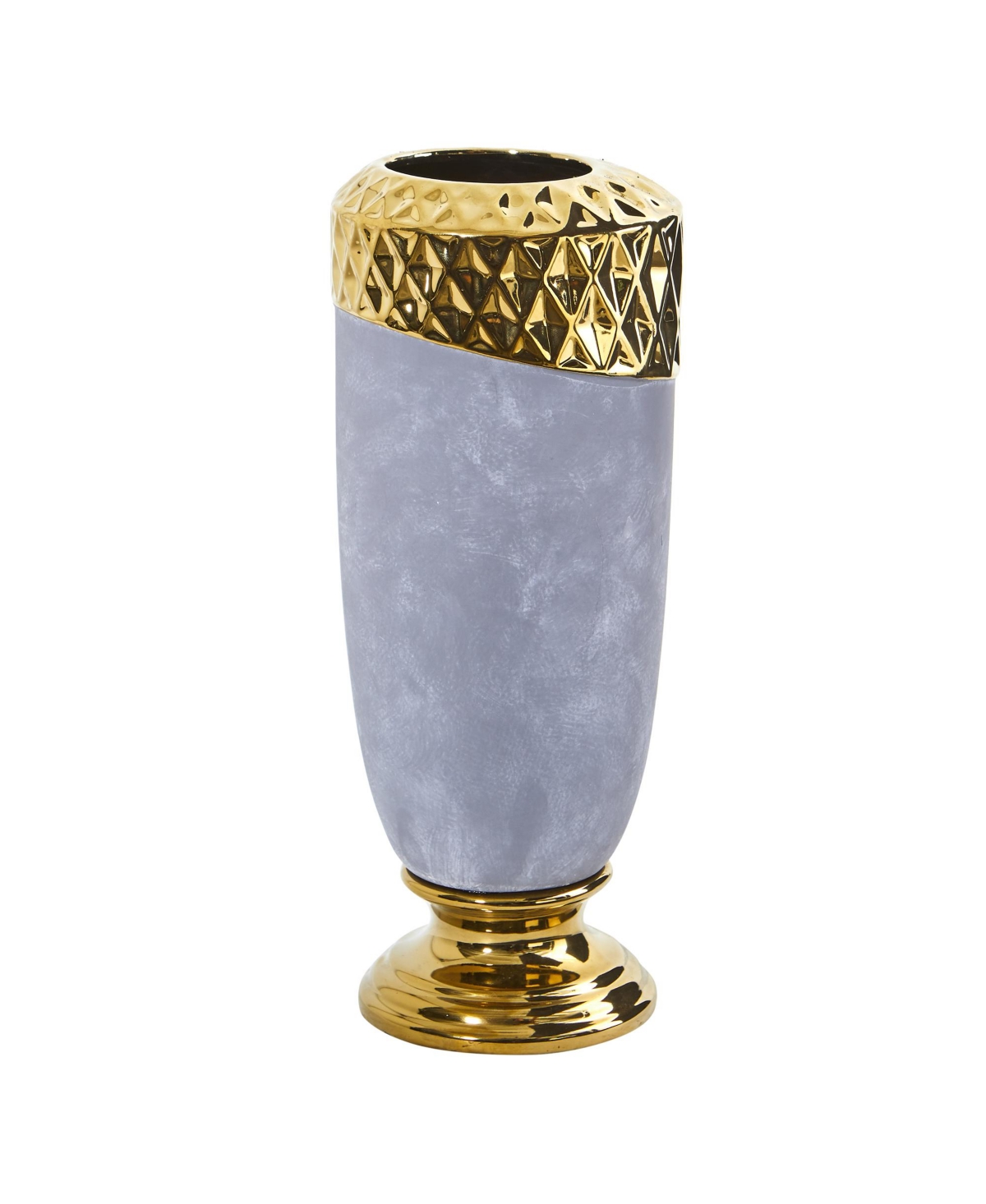 Click here for Slickblue Regal Stone Vase with Gold Accents Elega... prices