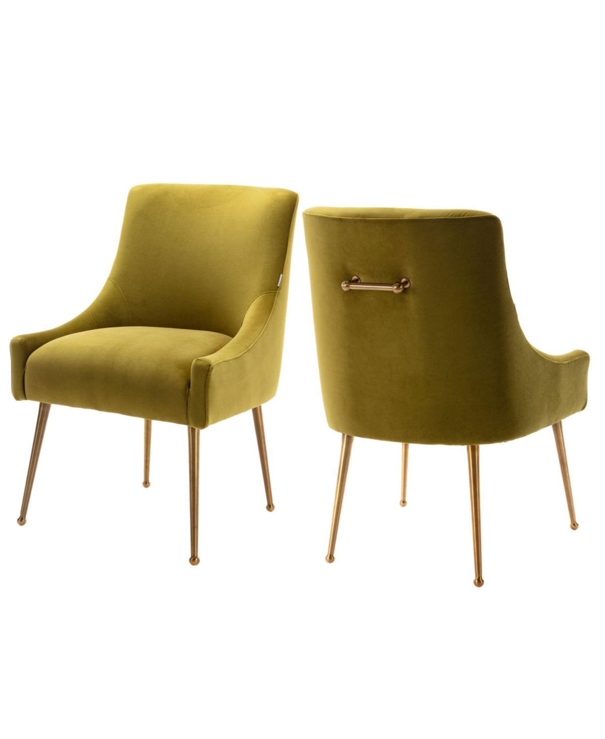 Click here for Boyel Living Velvet Dining Chair with Pulling Hand... prices
