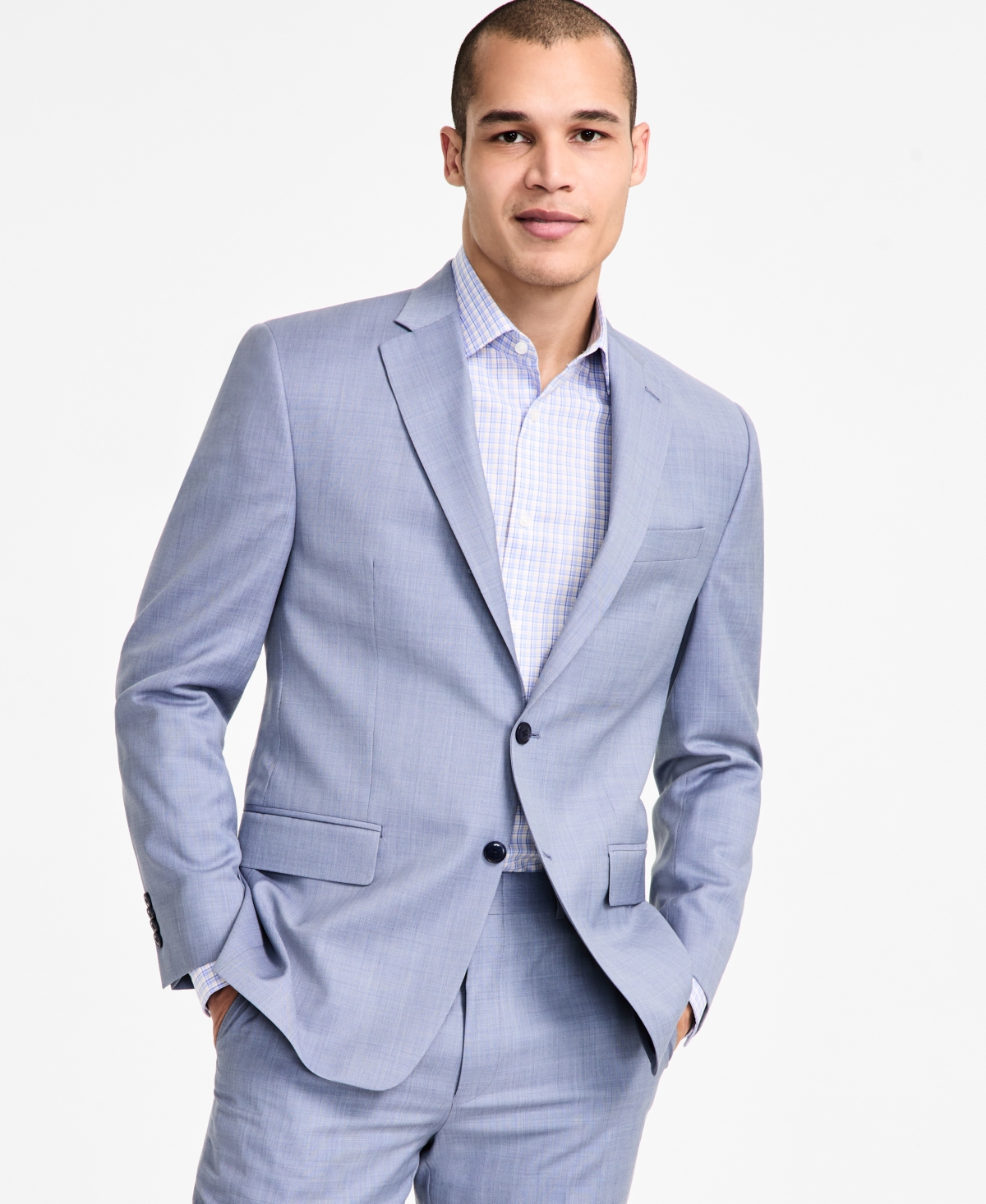 Click here for Michael Kors Mens Classic Fit Wool Blend Suit Sepa... prices