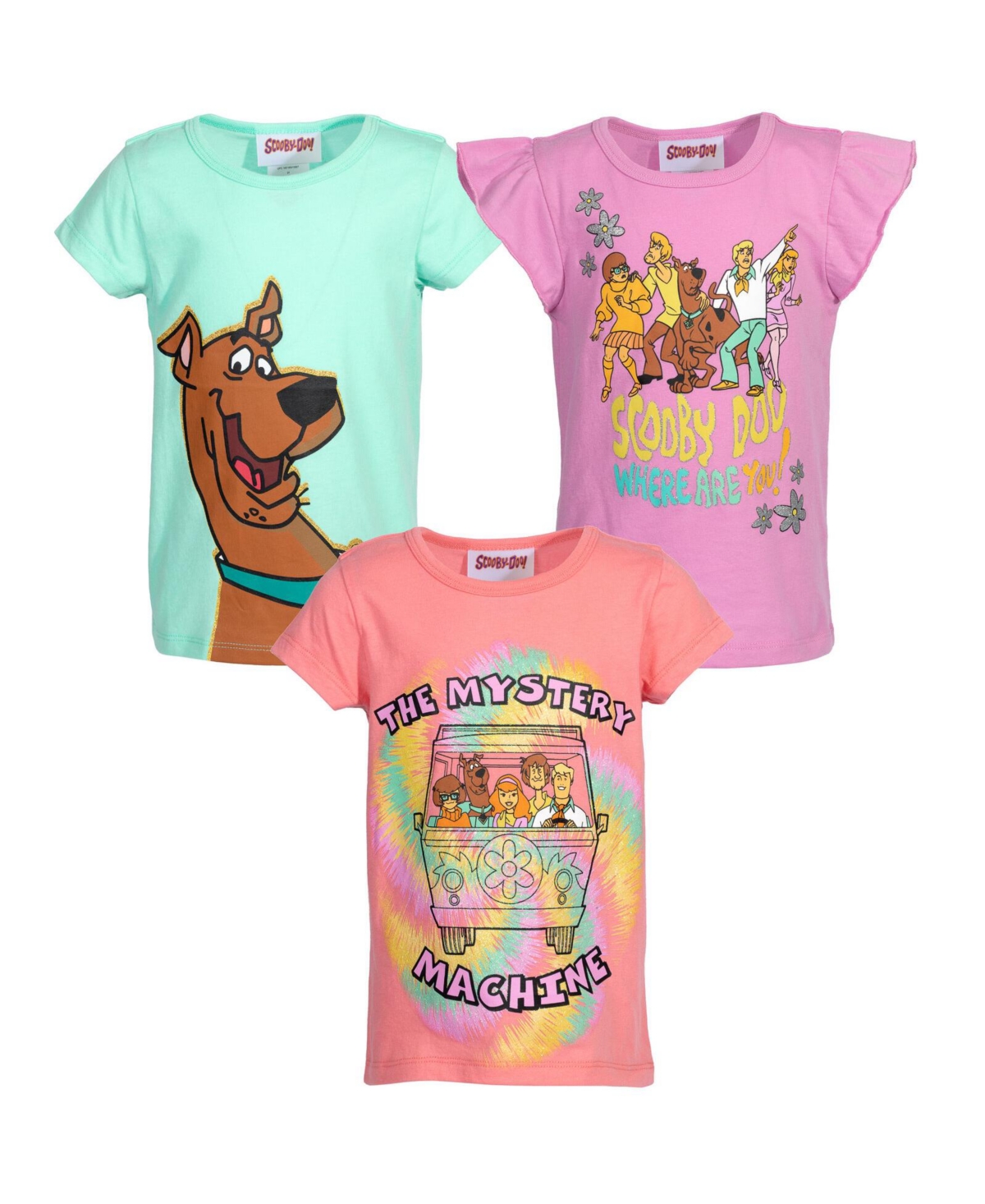 Click here for Scooby Doo Toddler Girls 3 Pack T-Shirts - Multico... prices