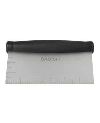Babish Multi-Purpose Stainless Steel Scaper/Chopper with Grip, 6-inch ...