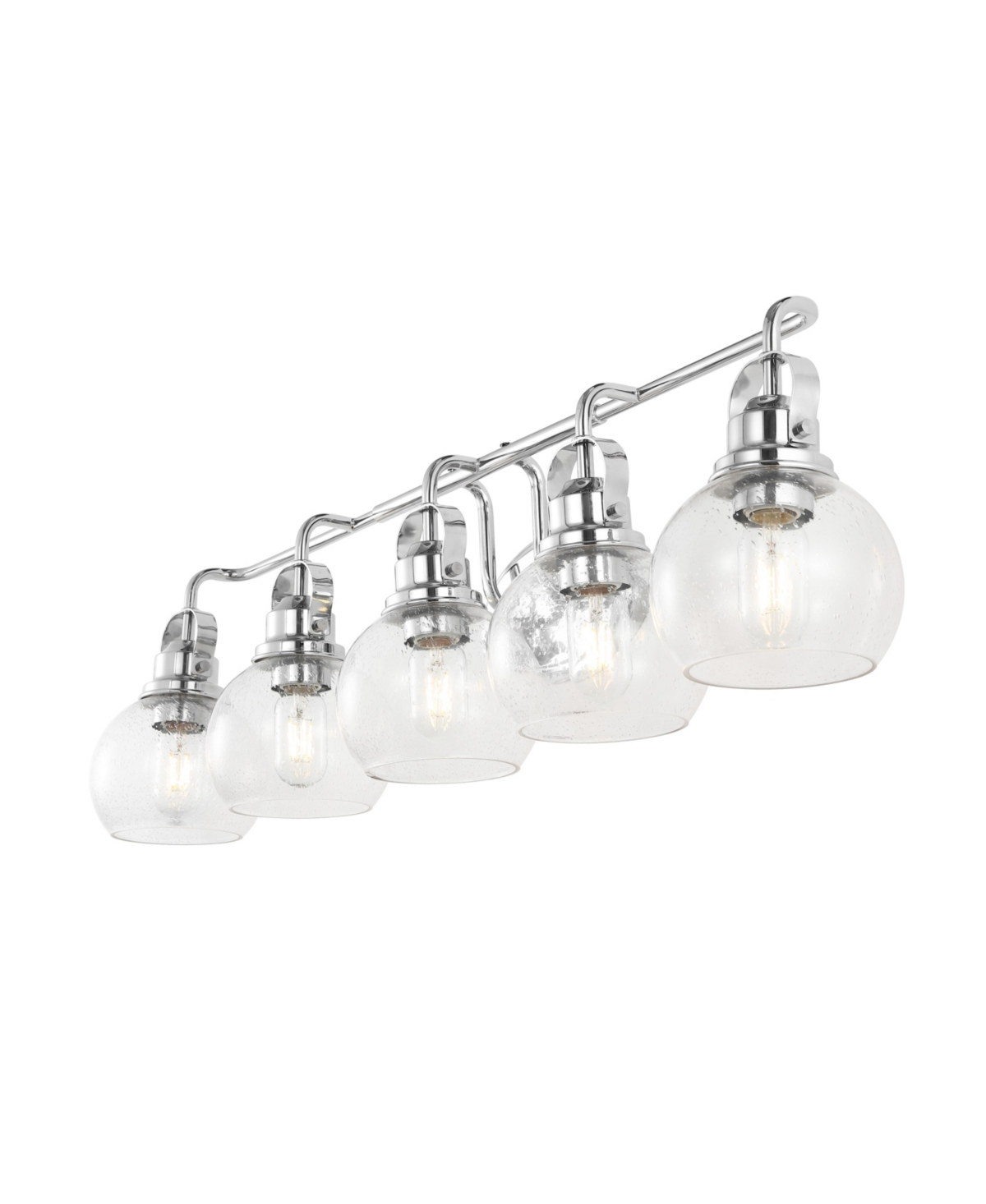 Click here for Jonathan Y Shirley 36.25 5-Light Metal/Seeded Glas... prices
