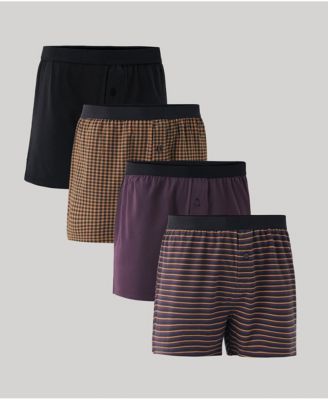 Pact Men's Everyday Knit Boxer 4-Pack - Macy's