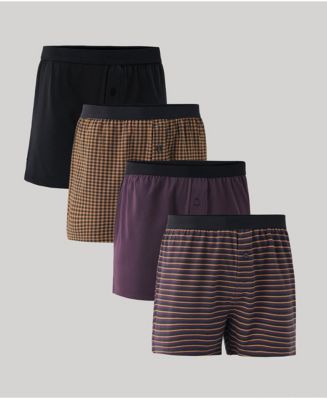 Pact Men's Everyday Knit Boxer 4-Pack - Macy's