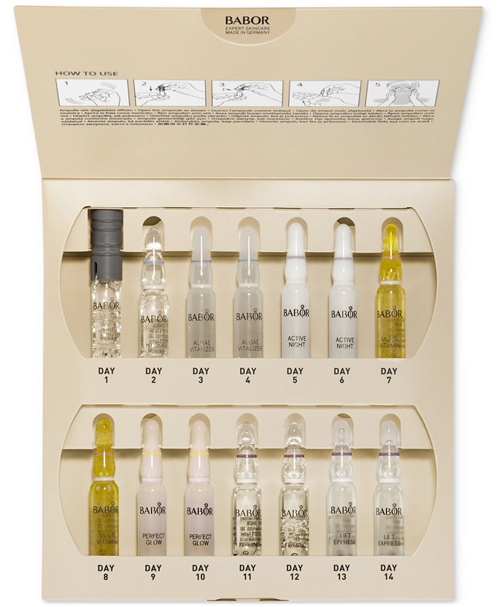 BABOR 14-Pc. Perfect Skin Ampoule Serum Concentrates Set - Macy's