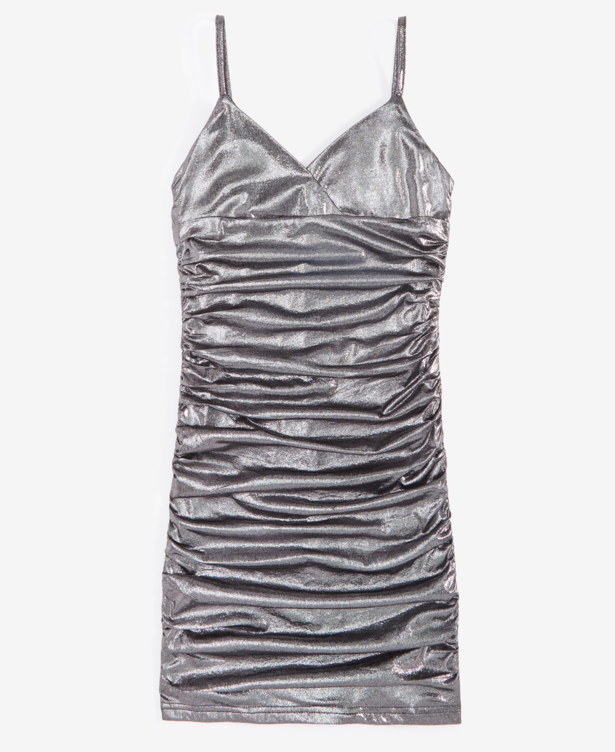 Click here for With Jules Big Girls Metallic Ruched Mini Dress -... prices