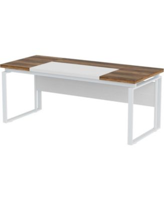 Tribesigns 63" Modern Conference Table with Splicing Board, Meeting ...