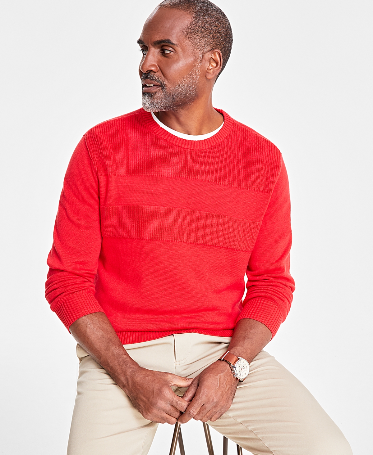 Click here for Club Room Mens Textured Cotton Sweater  Created fo... prices