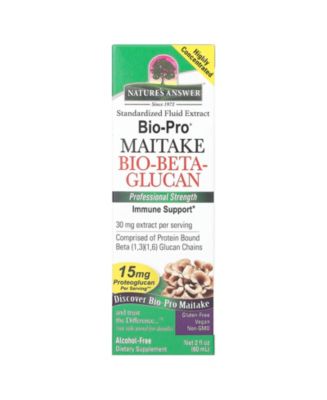 Nature's Answer Bio-Pro Maitake Bio-Beta-Glucan Alcohol-Free 15 mg - 2 ...