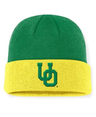 Nike Men's Green/Yellow Oregon Ducks Legacy Terra Cuffed Knit Hat - Macy's