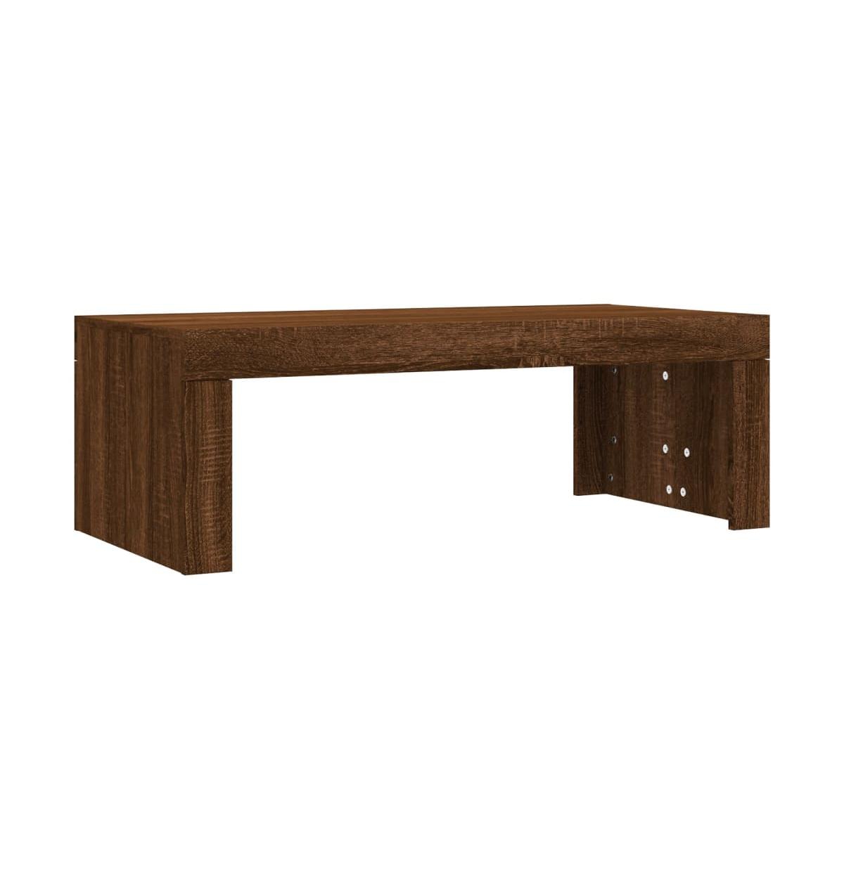 Click here for vidaXL Coffee Table Brown Oak 40.2x19.7x14.2 Engin... prices