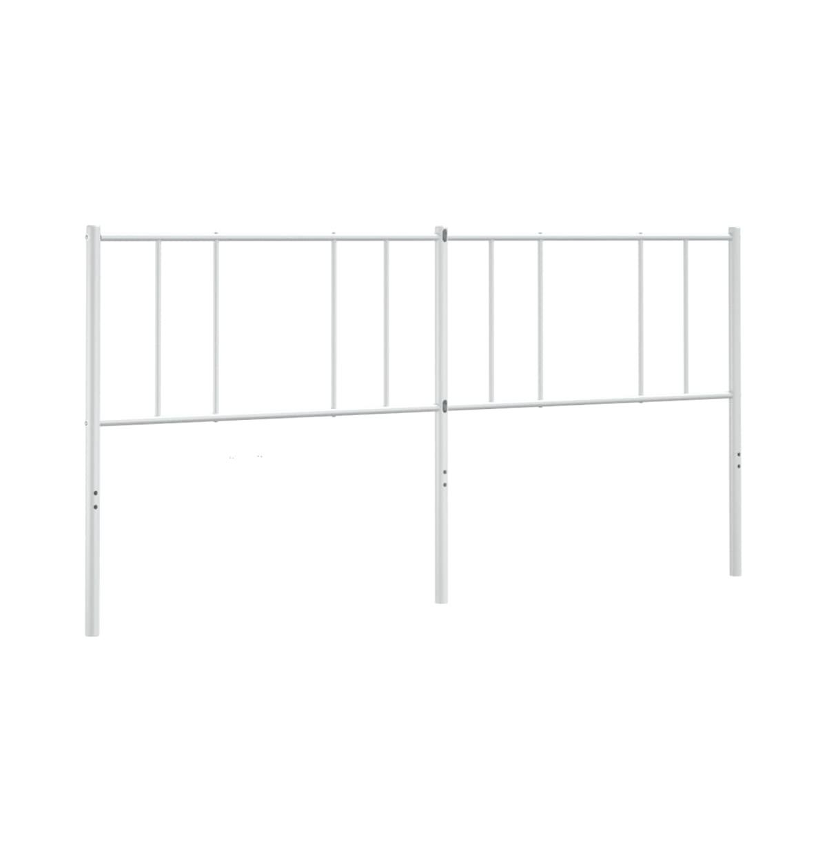 Click here for vidaXL Metal Headboard White 76 - White prices