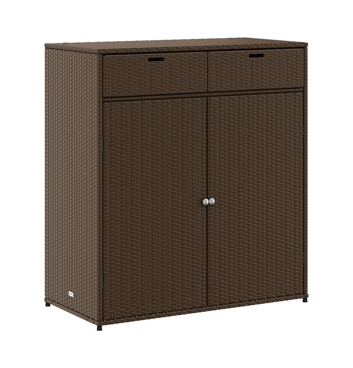 Click here for vidaXL Patio Storage Cabinet Brown 41.3x21.7x44.5... prices