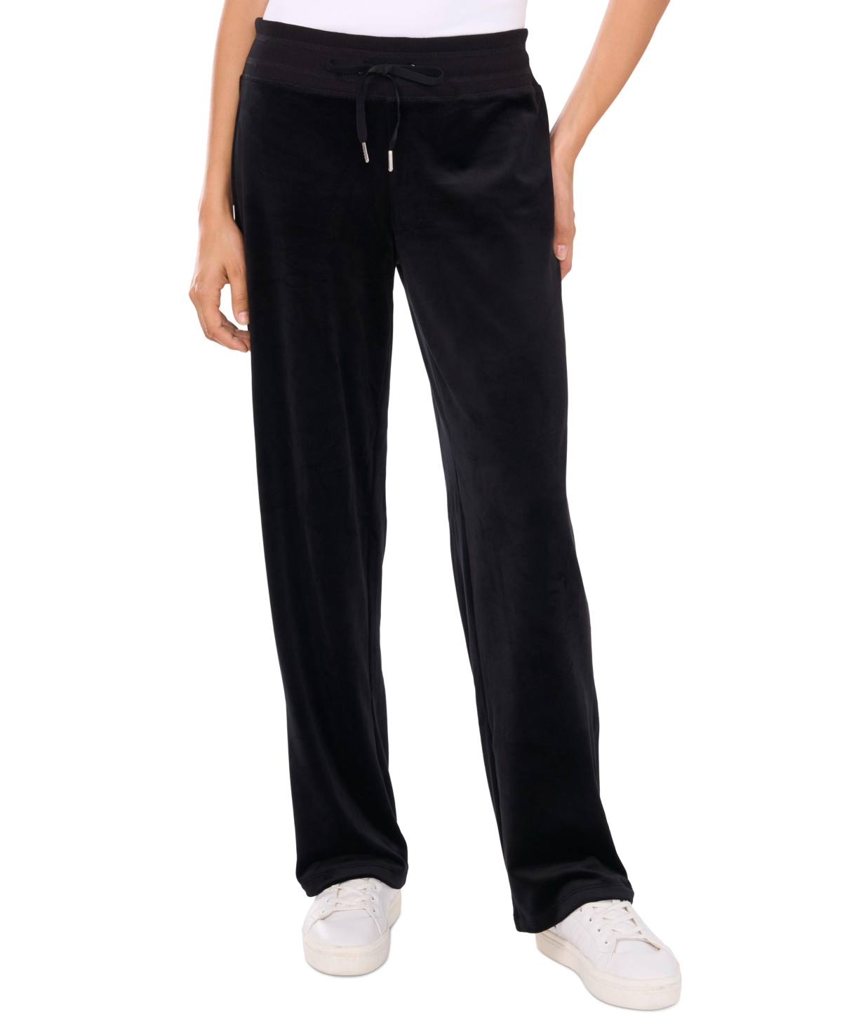 Click here for Vince Camuto Womens Velour Drawstring-Waist Straig... prices