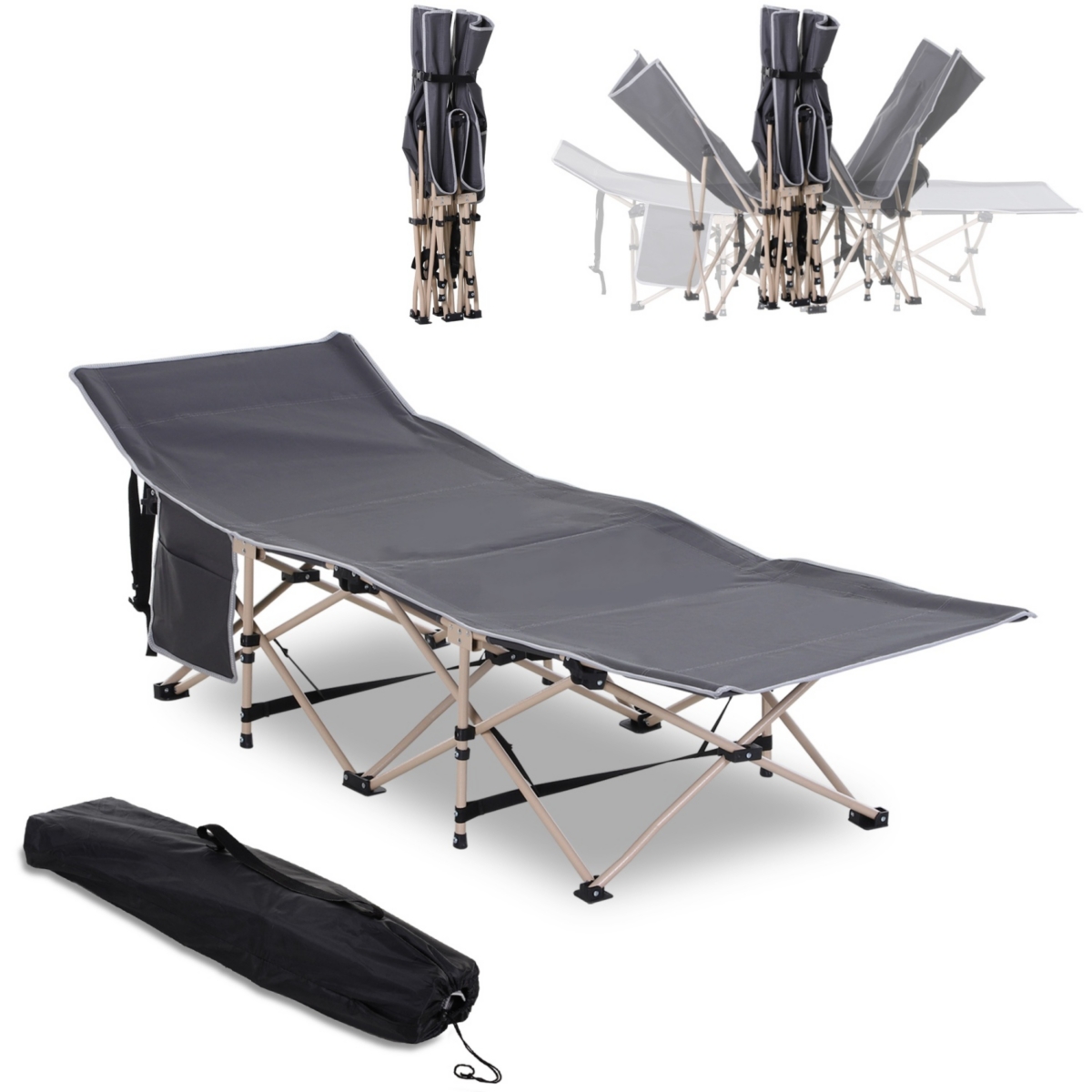 Click here for Folding Camping Cot for Adults: Portable Outdoor S... prices
